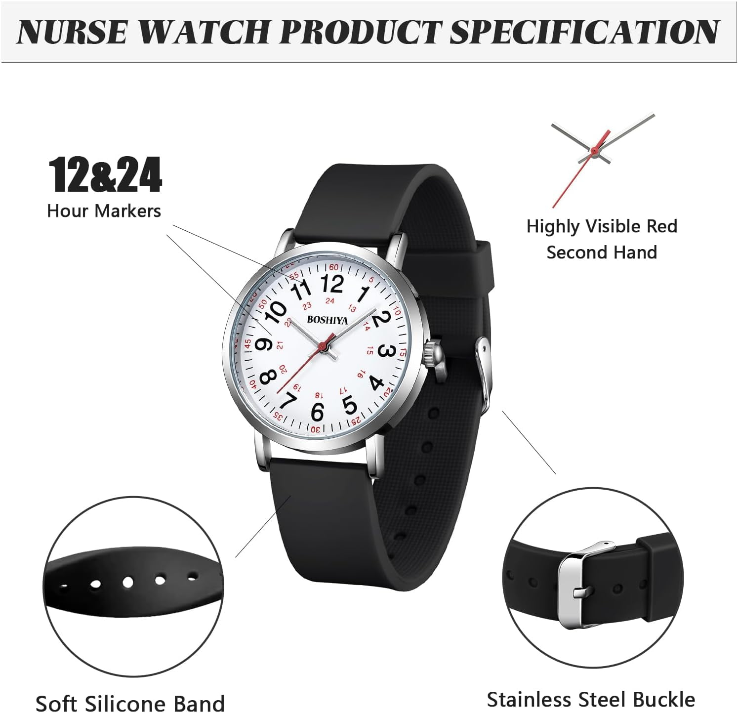 Nurse Watch, Nursing Watch for Nurse, Medical Professionals and ...