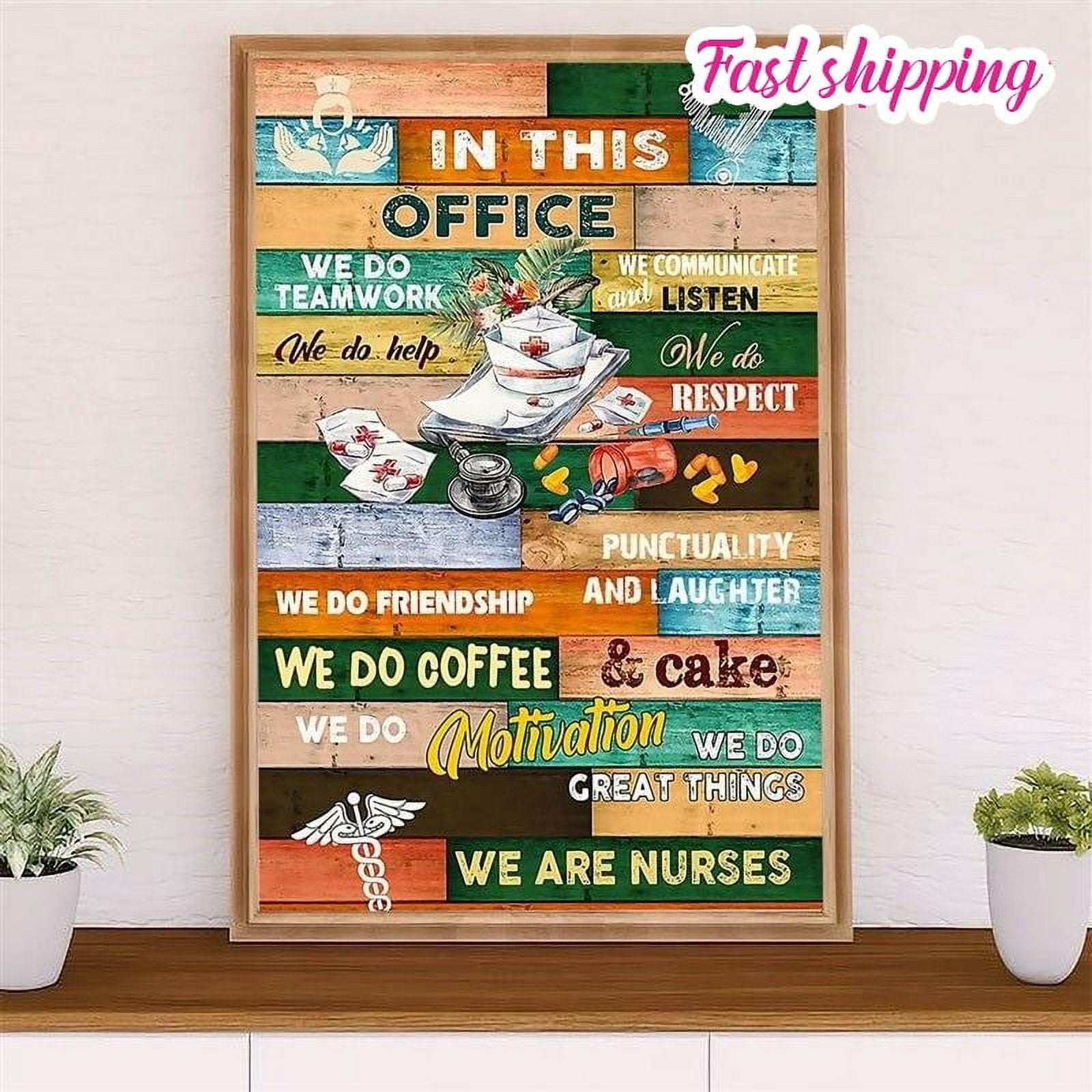 Nurse We Are Nurses Woman Nurse Female Nursing poster Wall Art Vertical ...