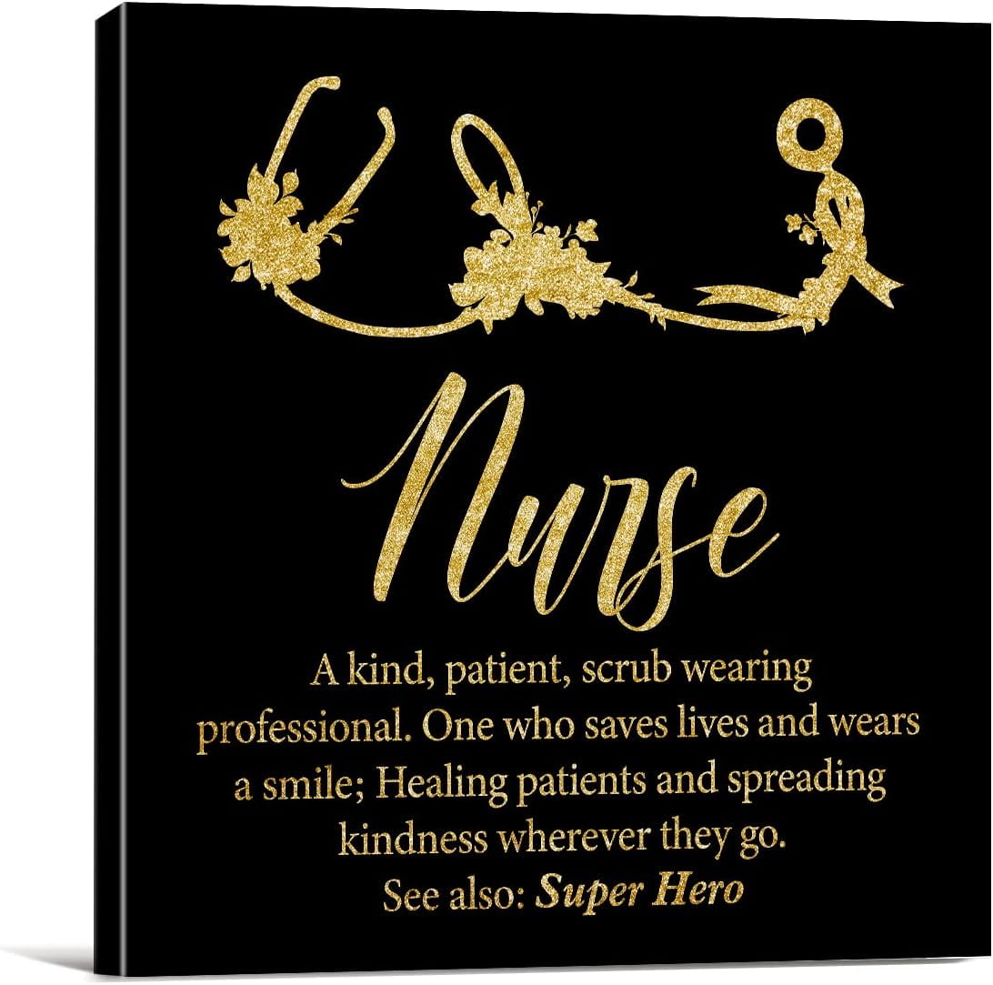 Nurse Wood Box Sign Desk Decor Nurse Appreciation Thank You Gifts ...