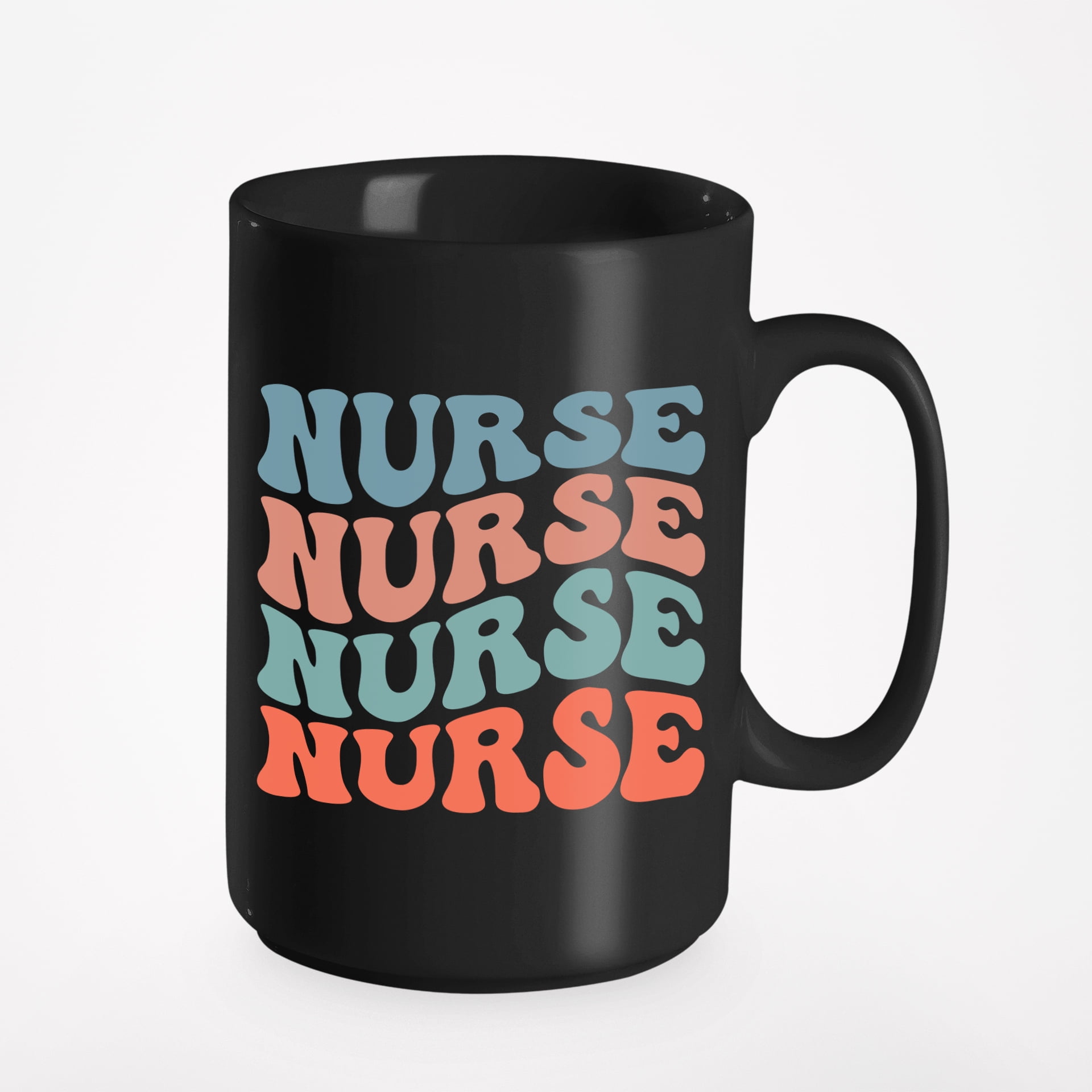 Nurse Word, Medical Profession or Nursing Themed, Groovy Retro Wavy ...