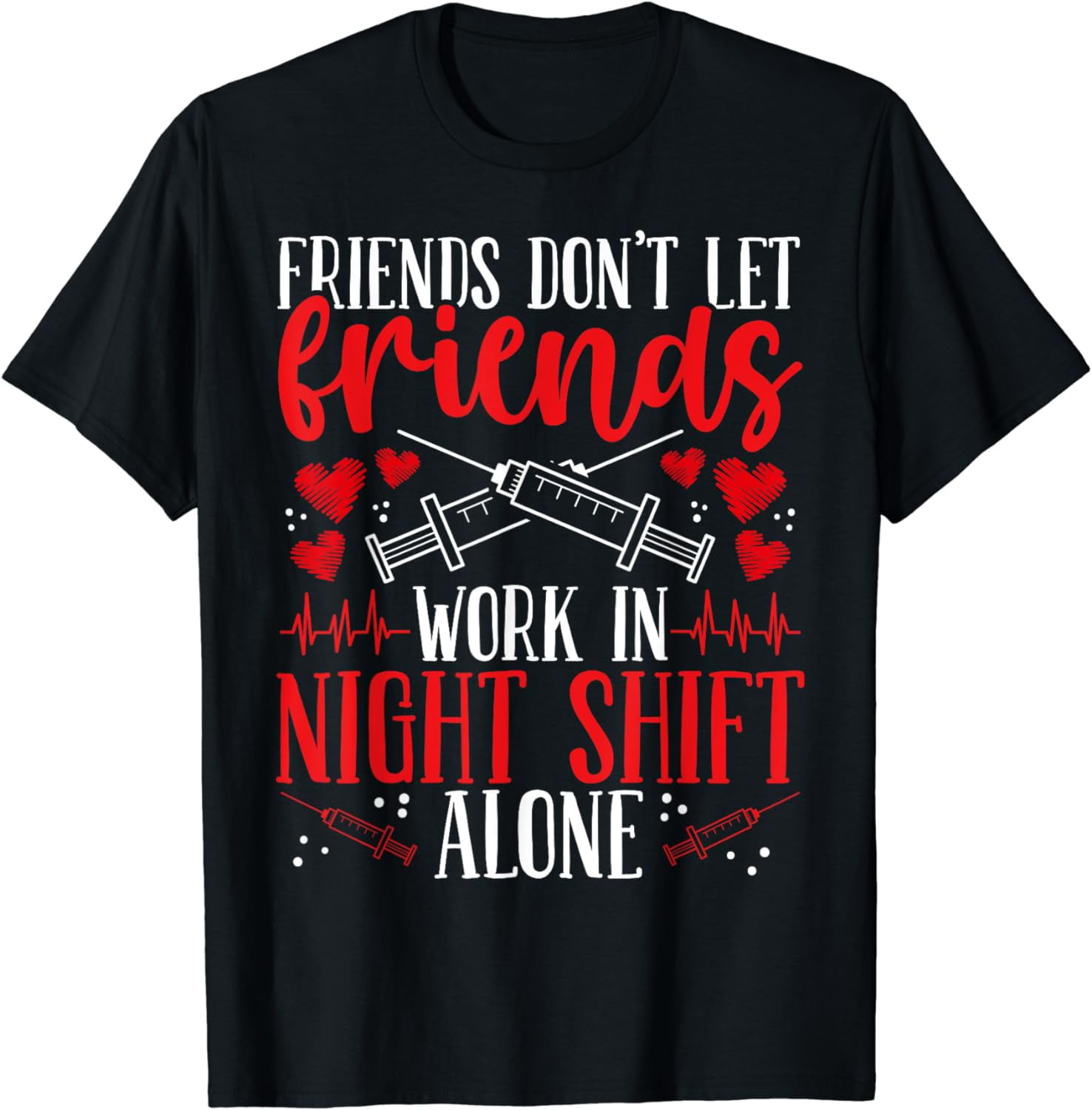 Nurse Working Night Shift Nurses Appreciation RN CNA T-Shirt - Walmart.com
