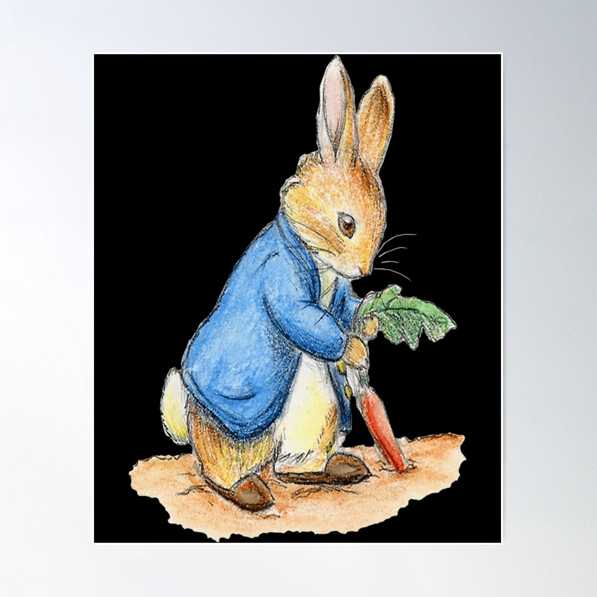 Nursery Characters, Peter Rabbit, Beatrix Potter. Classic . Poster Wall ...