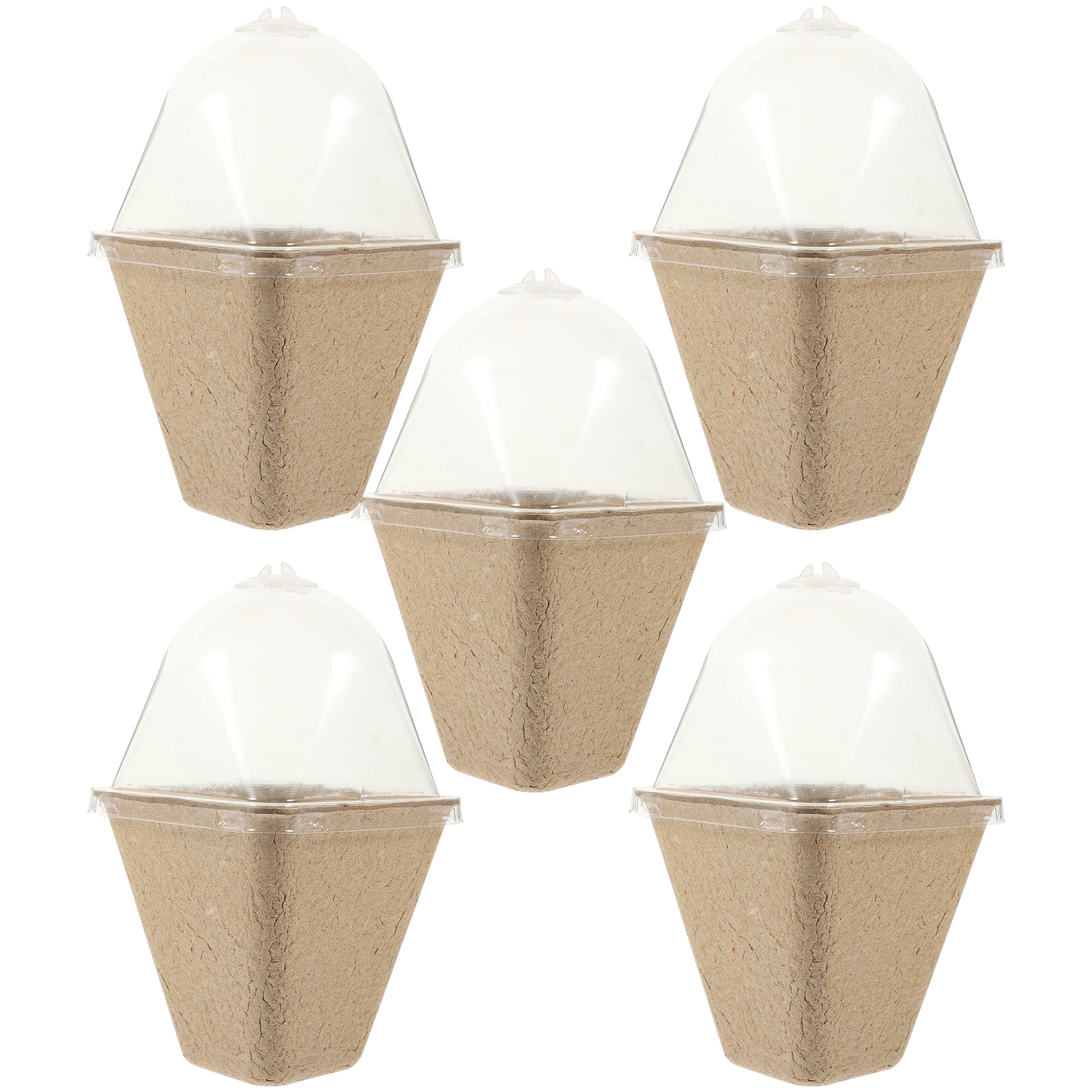 Nursery Cup 20 Pcs Paper Flower Pots Indoor Plants Seedling with ...