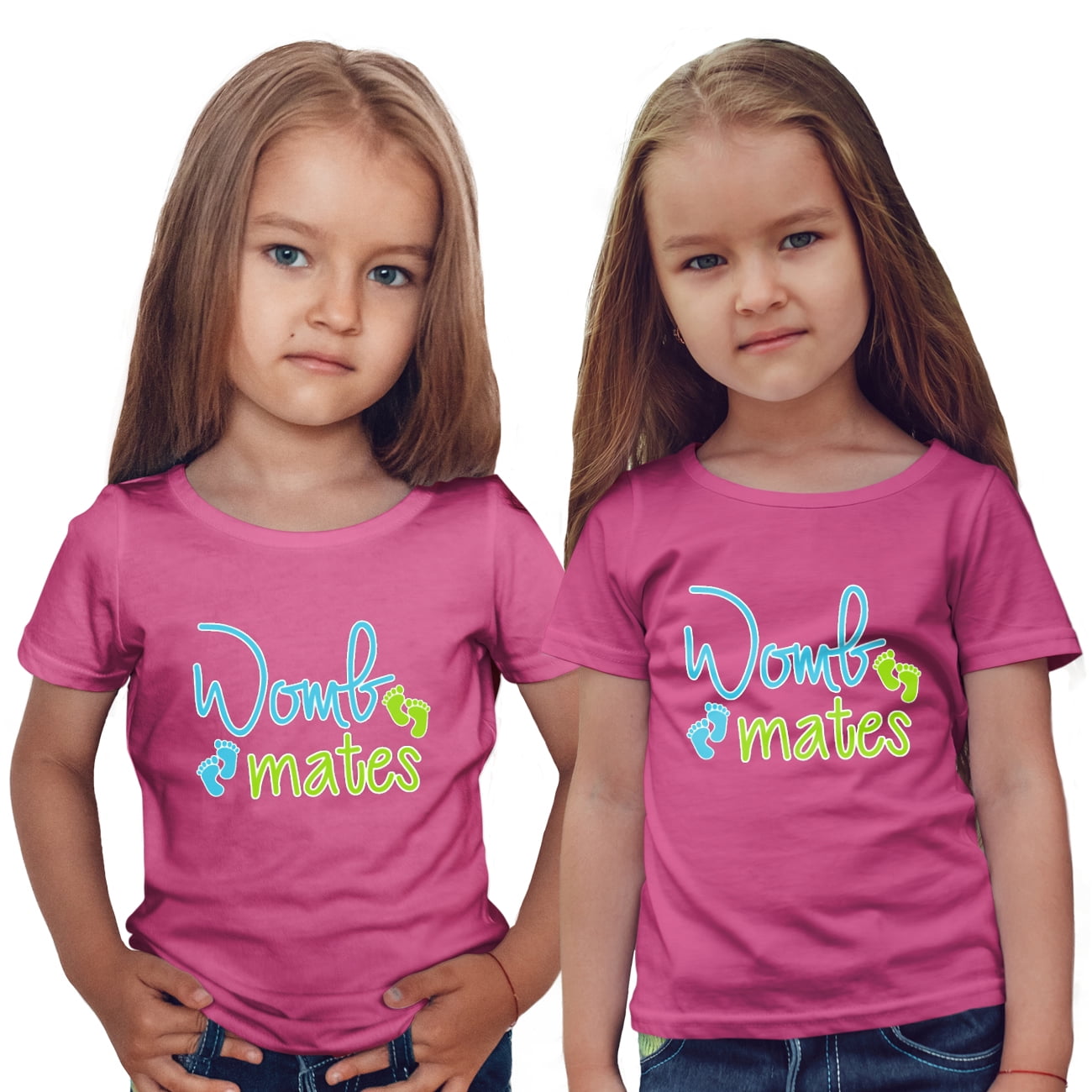 Nursery Decals and More Matching Tshirts for Twin Girls, Includes 2 ...