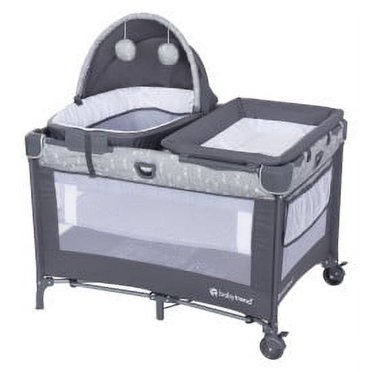 Dream On Me Ziggy Square Playard with Canopy - Walmart.com