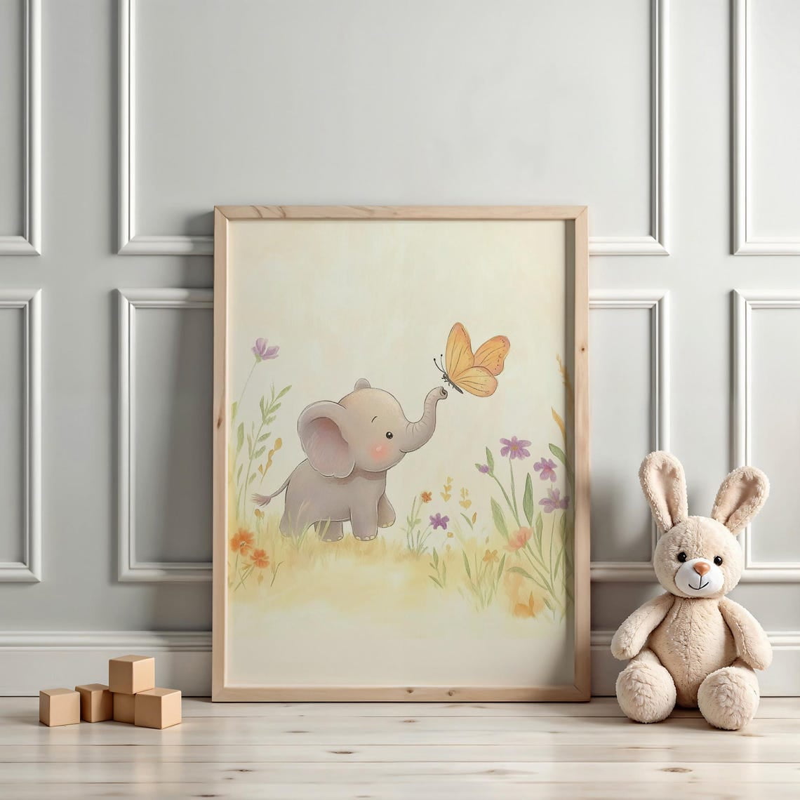 Nursery Elephant Print, Cute Animals Art, Animals Art, Elephant Nursery ...