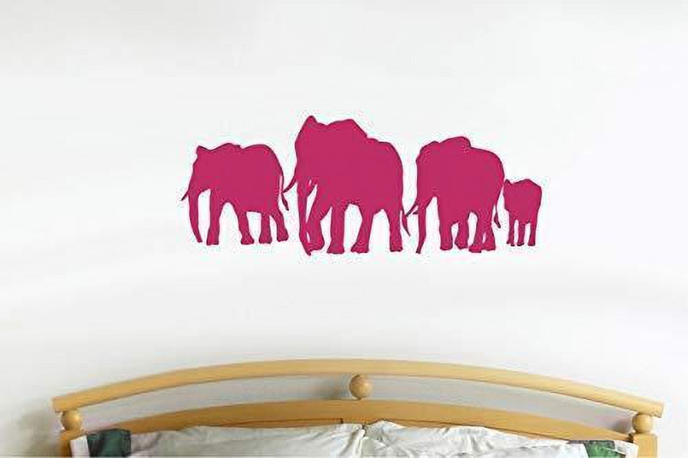Nursery Elephants Vinyl Wall Art Sticker Decal Graphic Home Decor ...