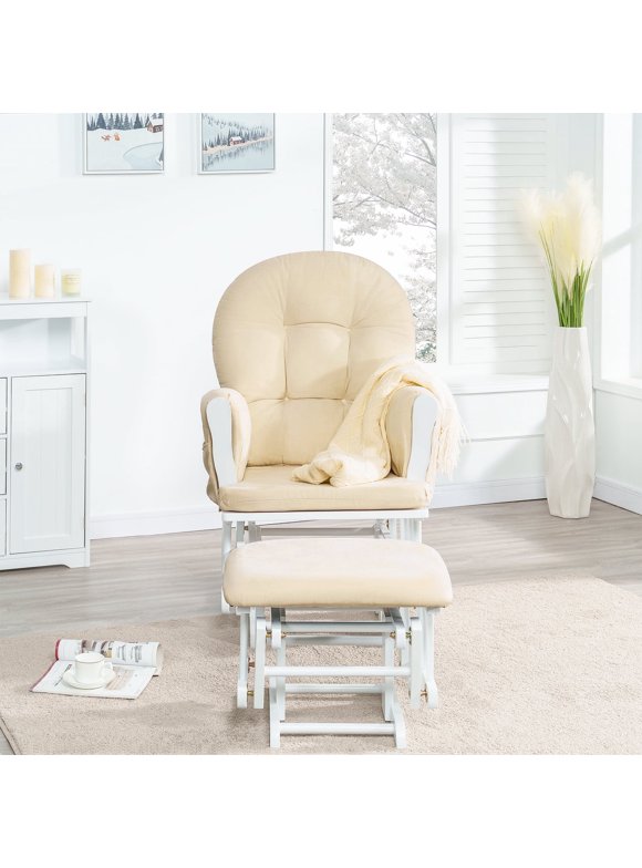 Upholstered Nursery Gliders in Gliders & Rocking Chairs - Walmart.com