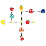Nursery Kids Bedroom Pacman Game Scene Vinyl Wall Decal - 10" x 10 ...