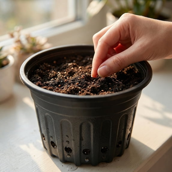 Nursery Plant Pot, Seedling Container, 1 Gallon Thickened Flexible ...