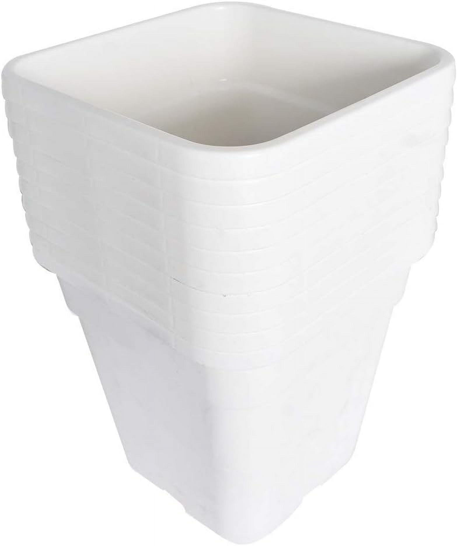 Nursery Pot Square Plastic Garden Planter Pots Flower Seedling ...
