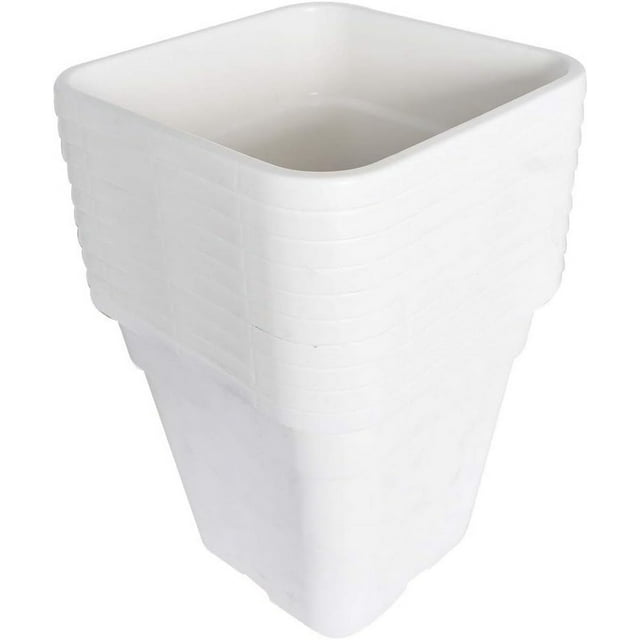 Nursery Pot Square Plastic Garden Planter Pots Flower Seedling ...