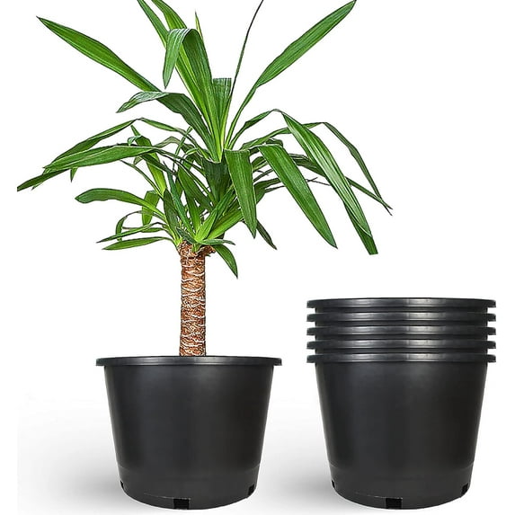 Nursery Pots 8.4 Gallon Pots for Plants, Injection Molded Plastic ...