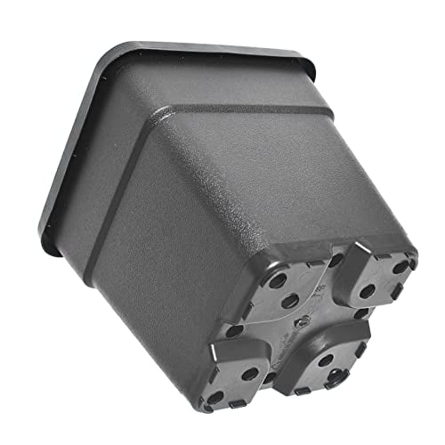 Nursery Pots Plastic Planter - 10-Pack 0.6 Gallon Flower Pots with ...