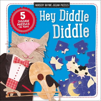 Pre-Owned Nursery Rhyme Jigsaw Puzzles: Hey Diddle Diddle (Unknown ...