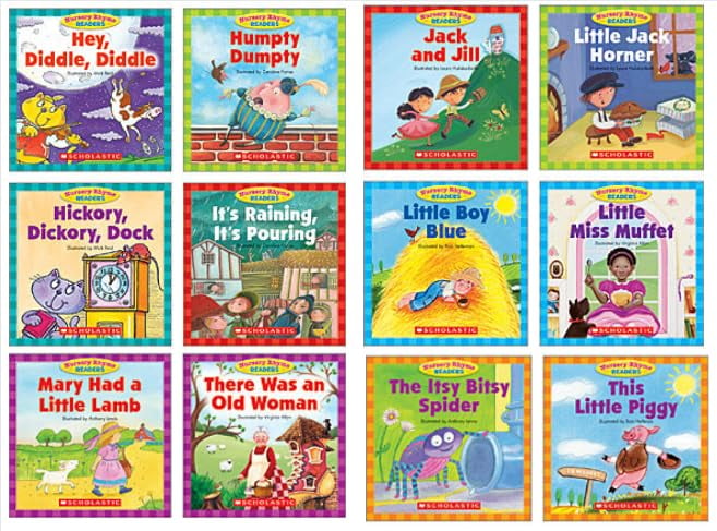 Nursery Rhyme Readers Pack: A Collection of 12 Classic Nursery Rhymes ...