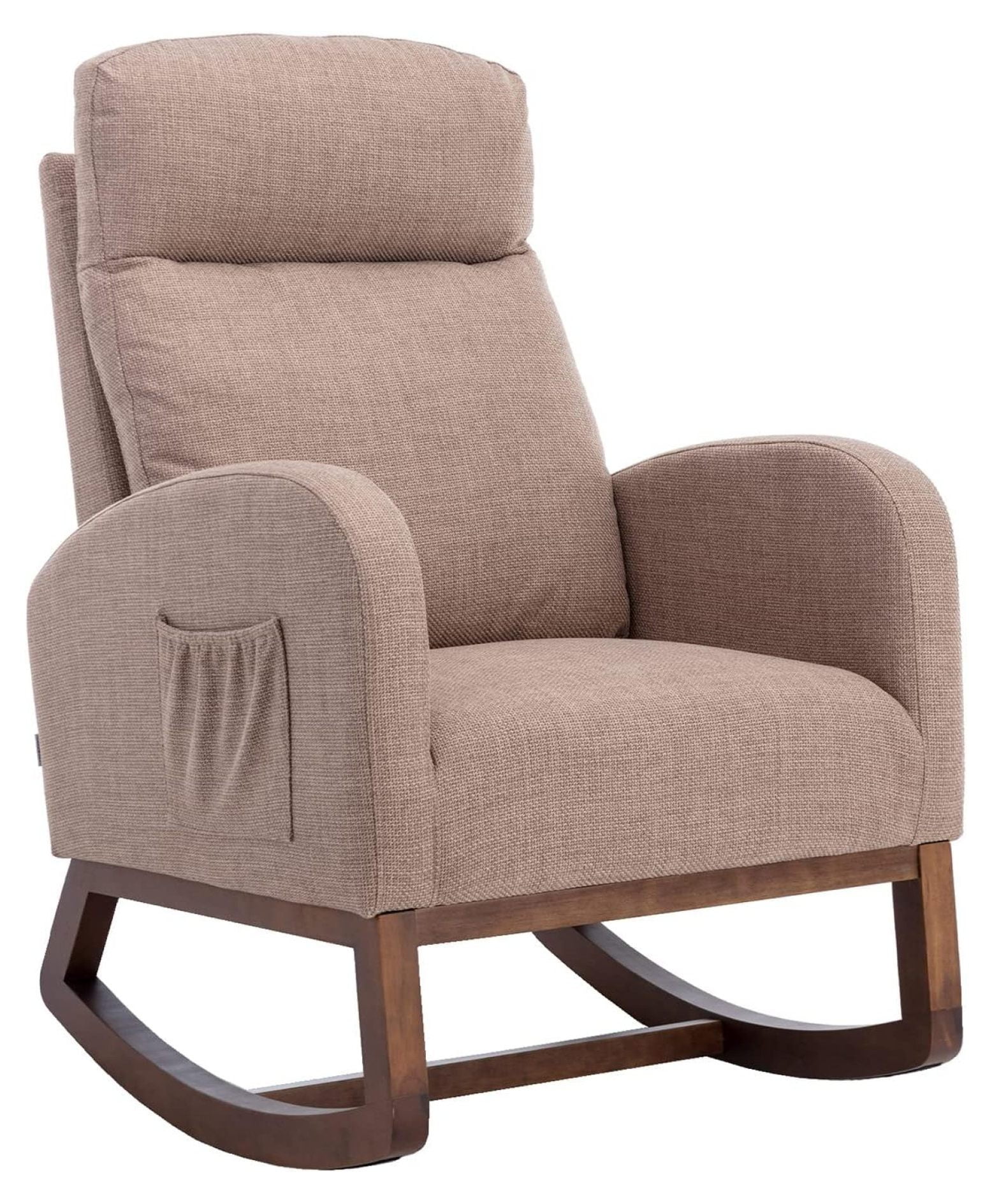 Nursery Rocking Chair for Living Room, Upholstered -Century Modern ...