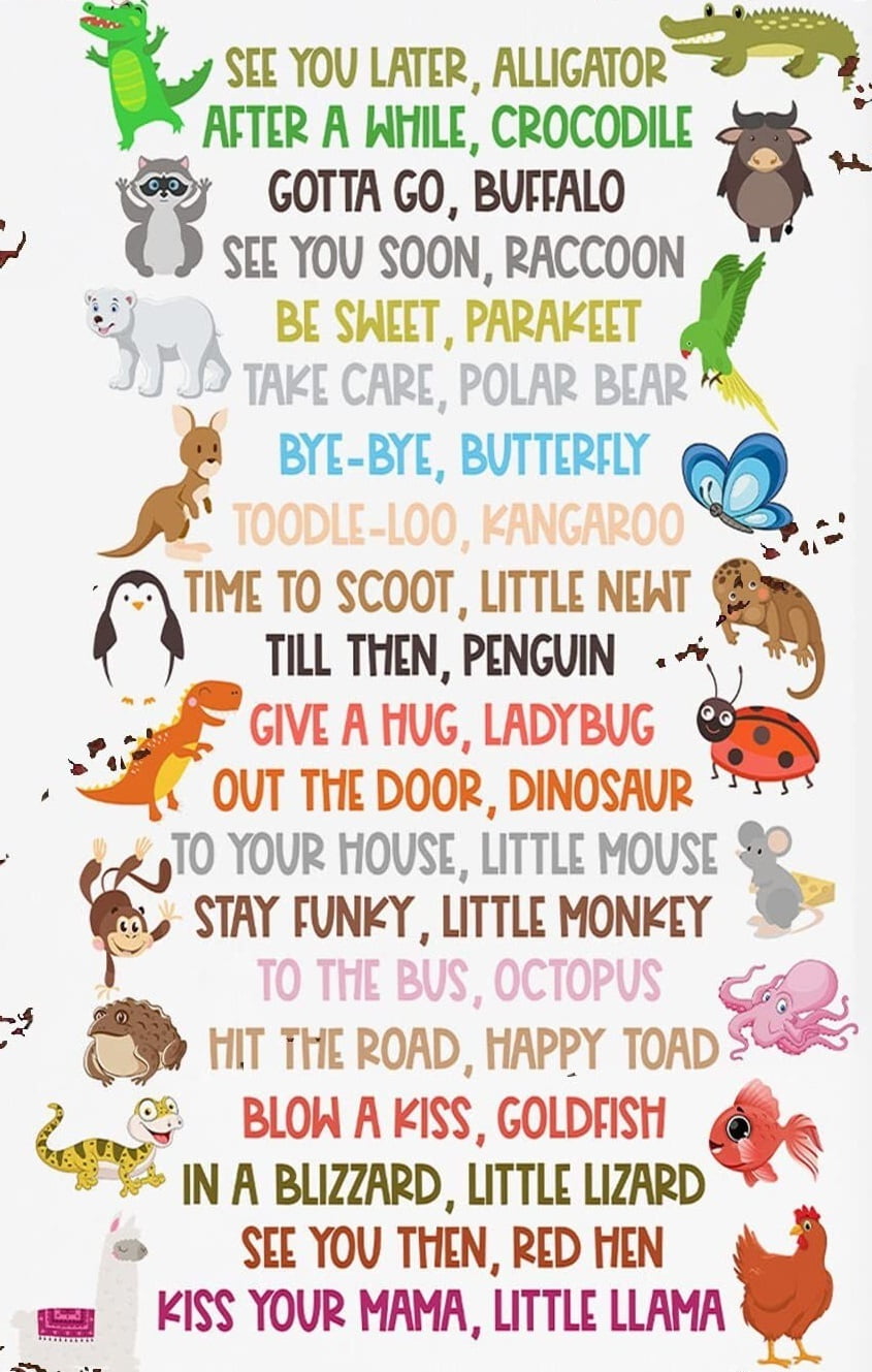 Nursery Wall Decor Girl See You Later Alligator Goodbye Classroom ...