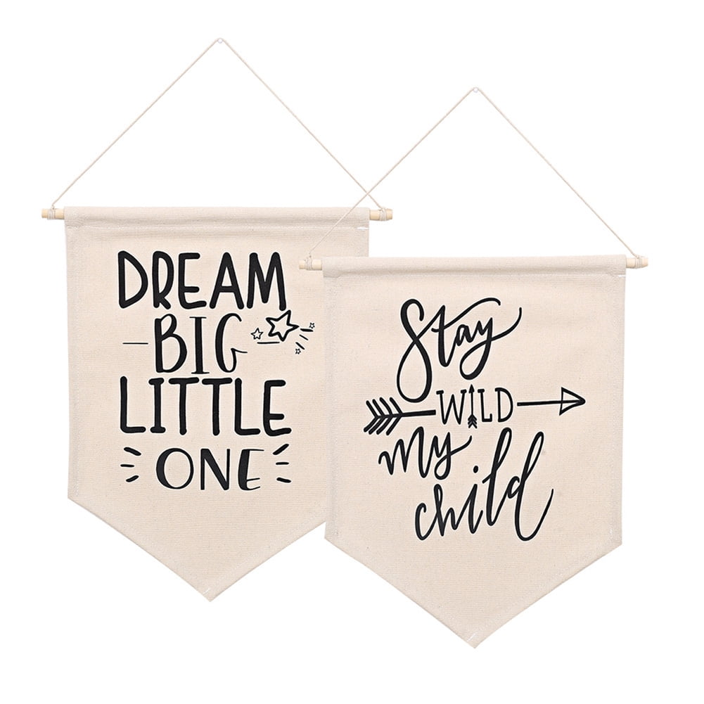 Nursery Wall Decor Signs,Set of 2 Cute Designs That Are Perfect for ...