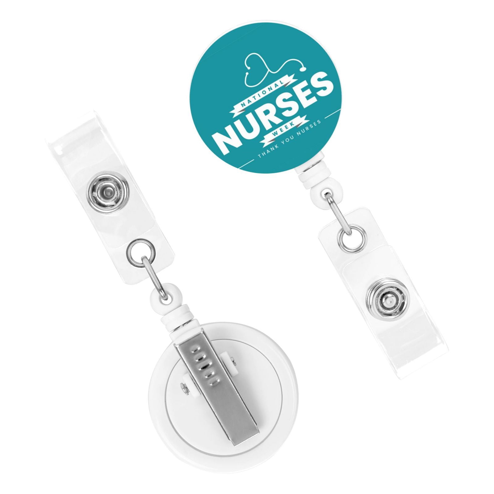 Nurses Appreciation Week Badge Reel Retractable Badge Clip Id Card Name ...