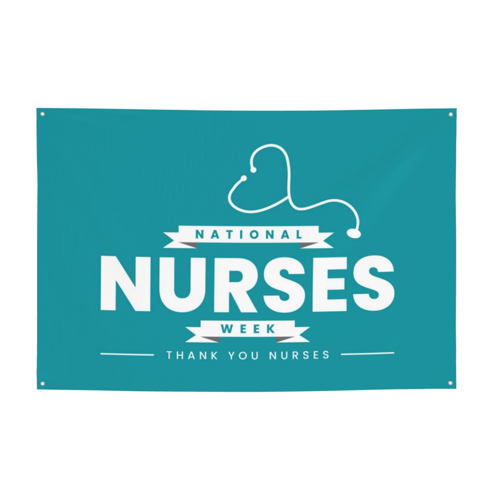 Nurses Appreciation Week Banner Backdrop Yard Sign 47*71 Inches ...