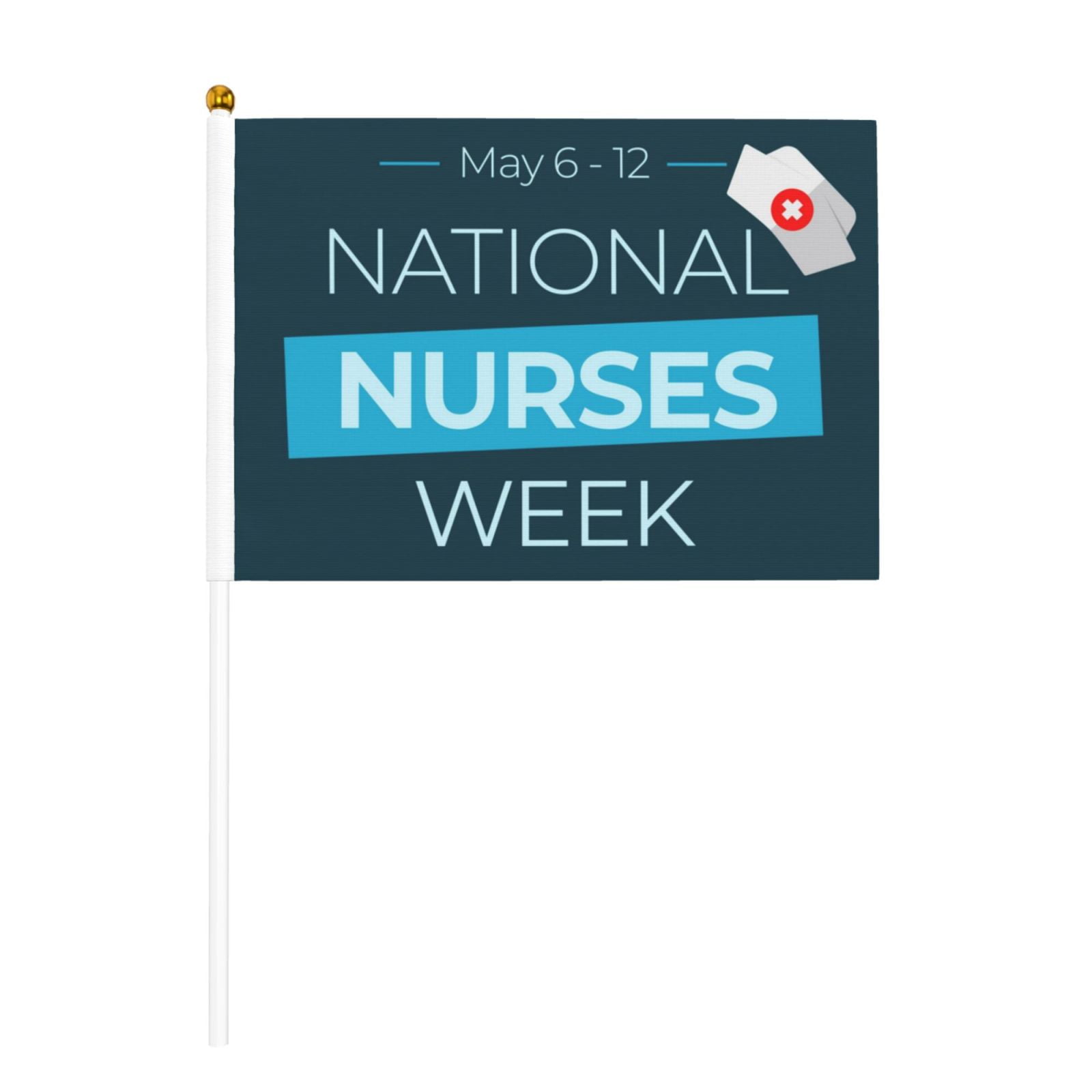 Nurses Appreciation Week Flag Small Mini Hand Held Flags Small ...