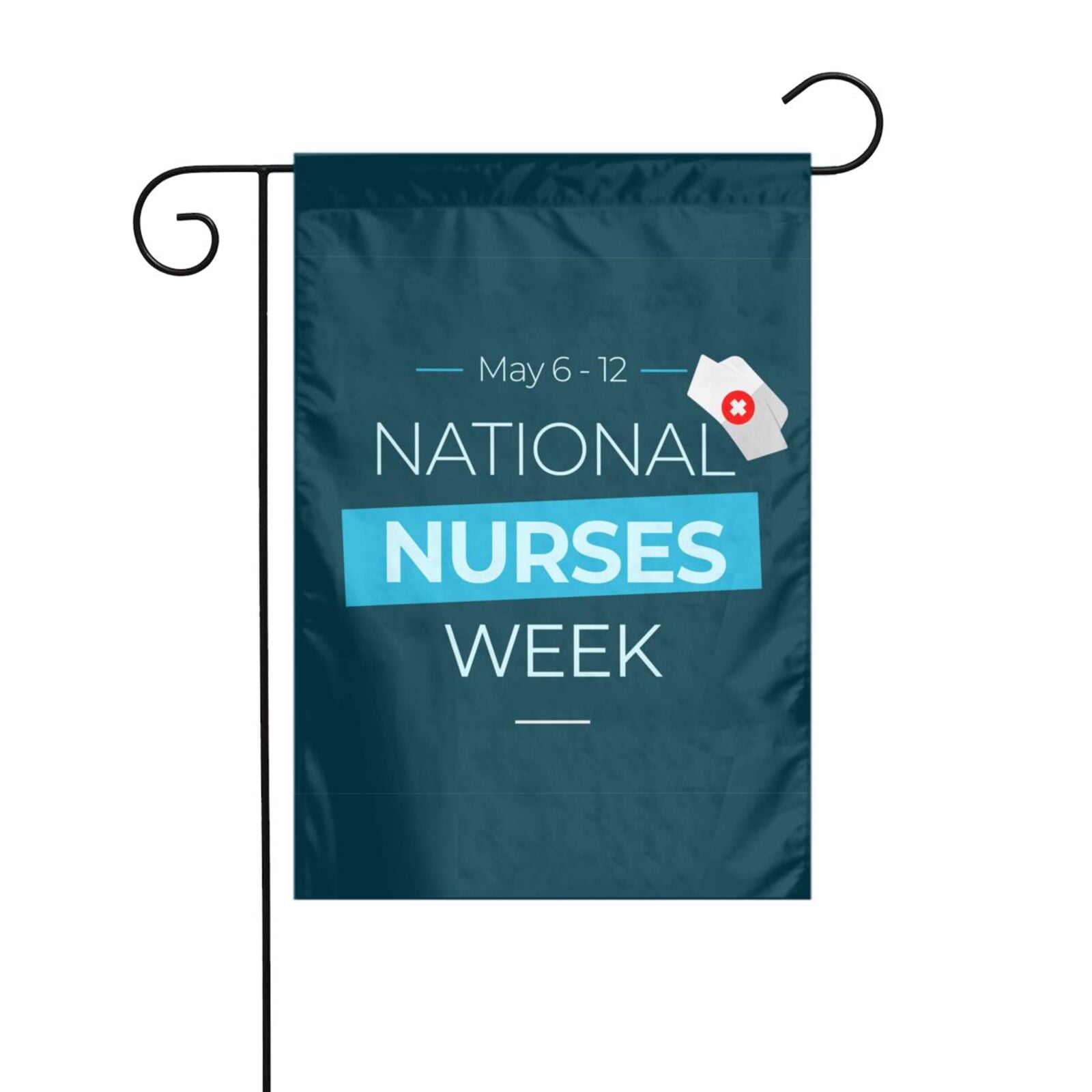 Nurses Appreciation Week Garden Flag Double Sided Yard Banner Flags 12* ...