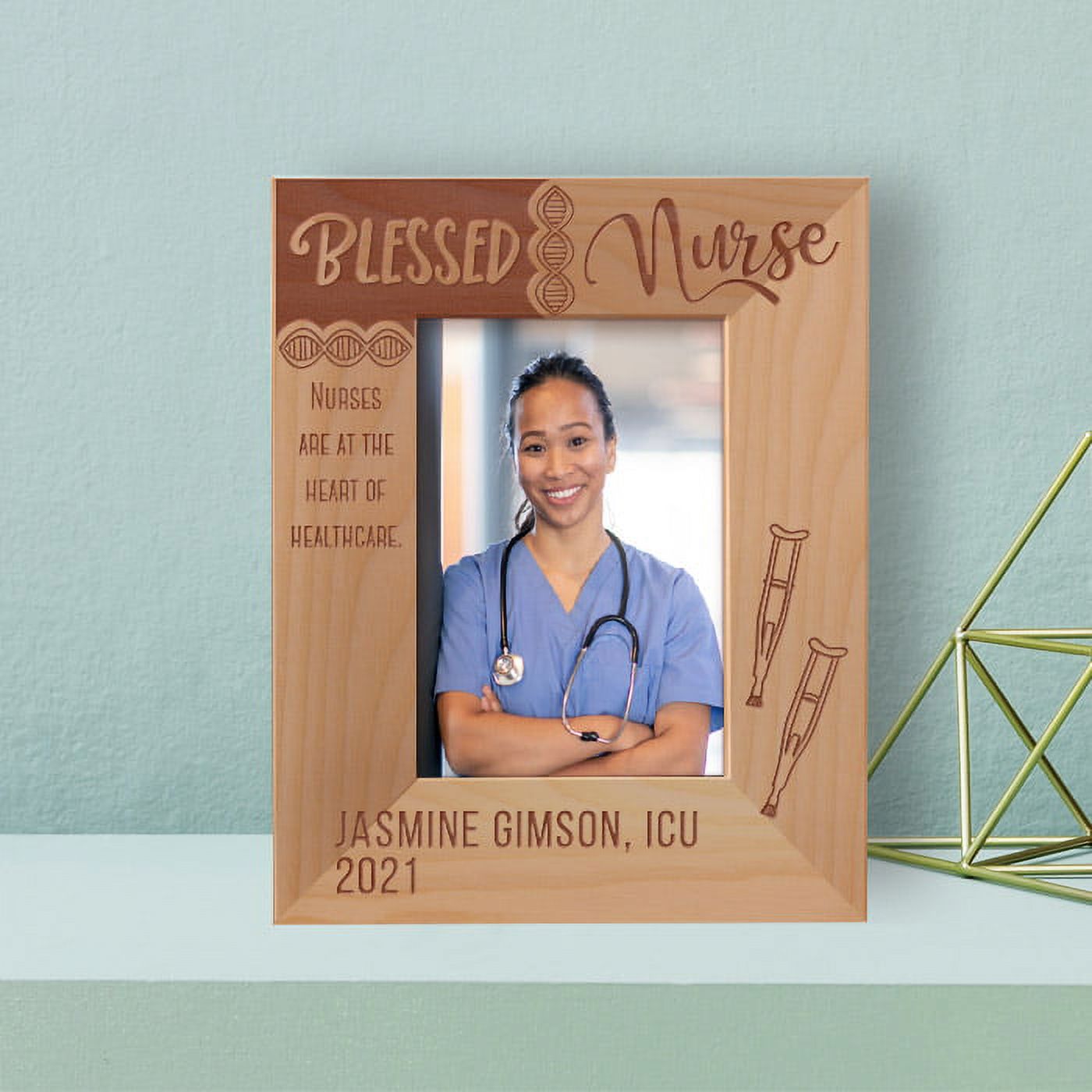 Nurses Are At The Heart Of Healthcare Personalized Wooden Frame 3 1/2 ...