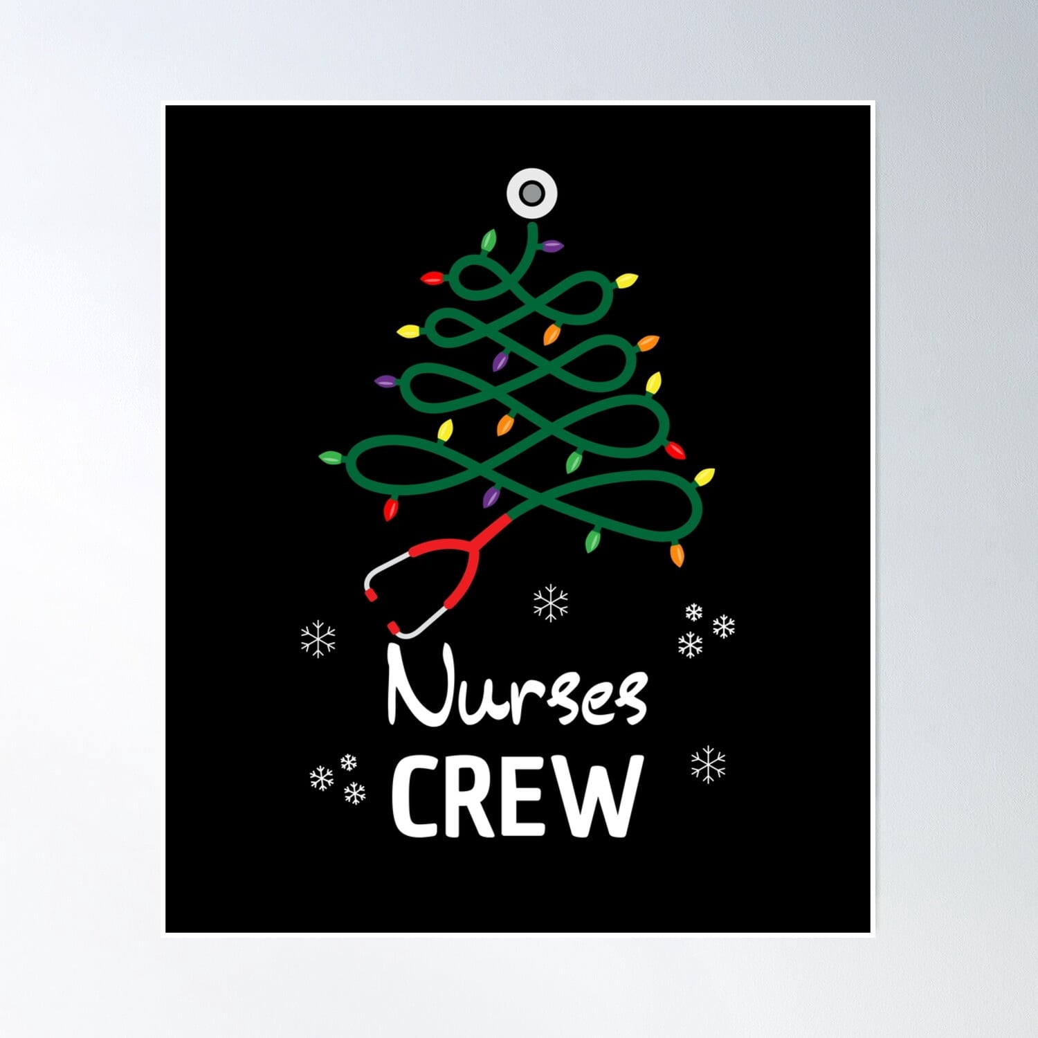 Nurses Crew Poster Wall Art, Modern Wall Decor, 24x36 UNFRAMED ...