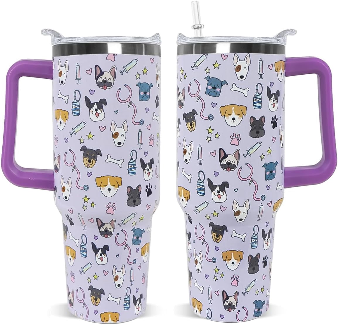 Nurses Gifts Nurse Tumbler with Handle and Straw 40 oz Nurse Cup Coffee ...