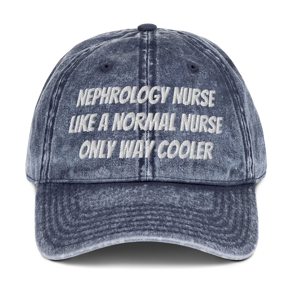 Nurses Practitioner Embroidered Vintage Cap, Nephrology Nurse Like a ...