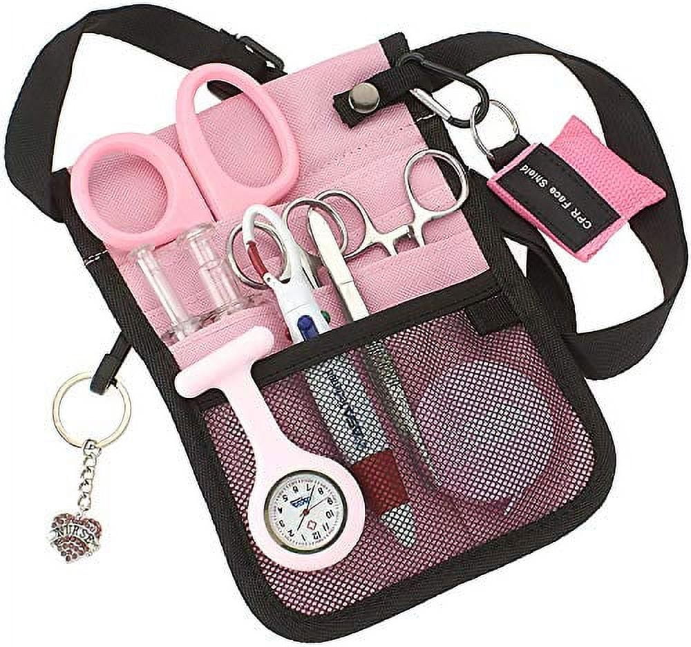 Nurses Pro Pack Pocket Organizer Pouch Hip Bag Medical Organizer Belt ...