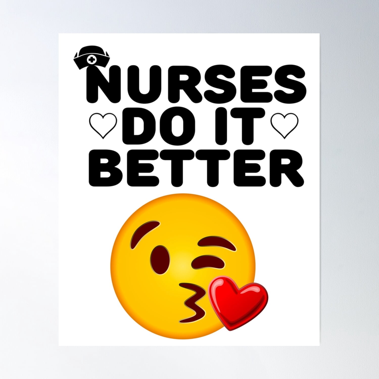 Nurses Quote Poster Wall Art, Modern Wall Decor, 8x12 UNFRAMED ...