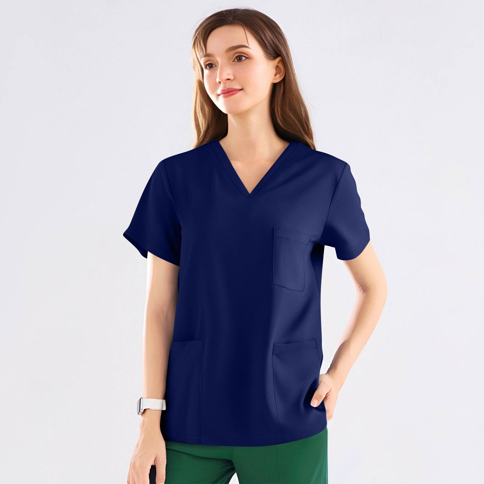 Nurses Scrubs Summer Modern Oversized Scrub for Ladies Hike Short ...