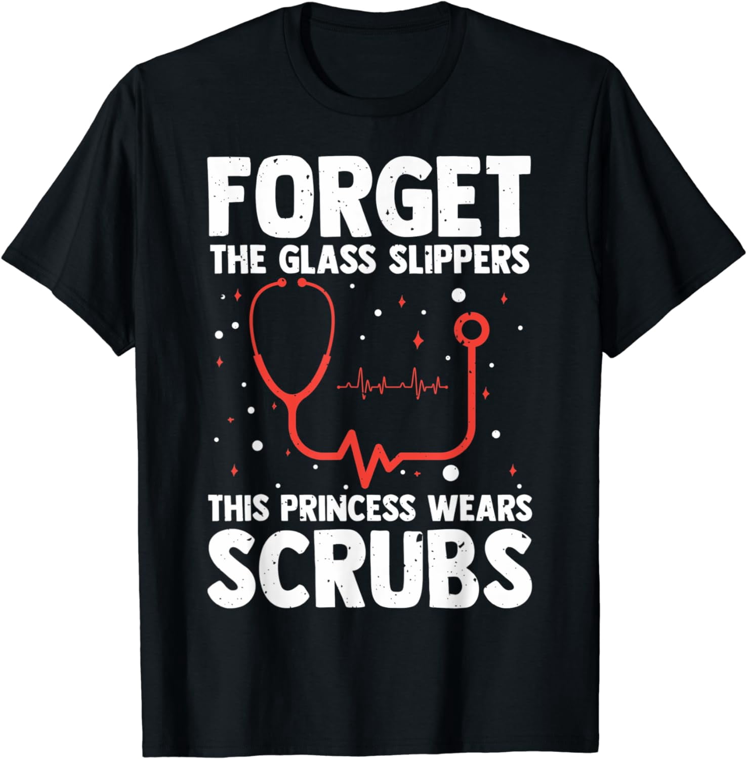 Nurses This Princess Wears Scrubs CNA Nurses T-Shirt - Walmart.com
