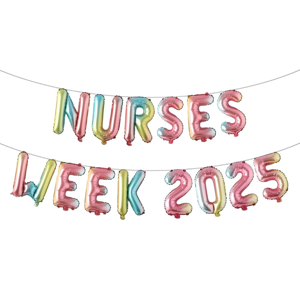 Nurses Week 2025 Balloons IFF17 Banner Party Decorations, Inernational ...