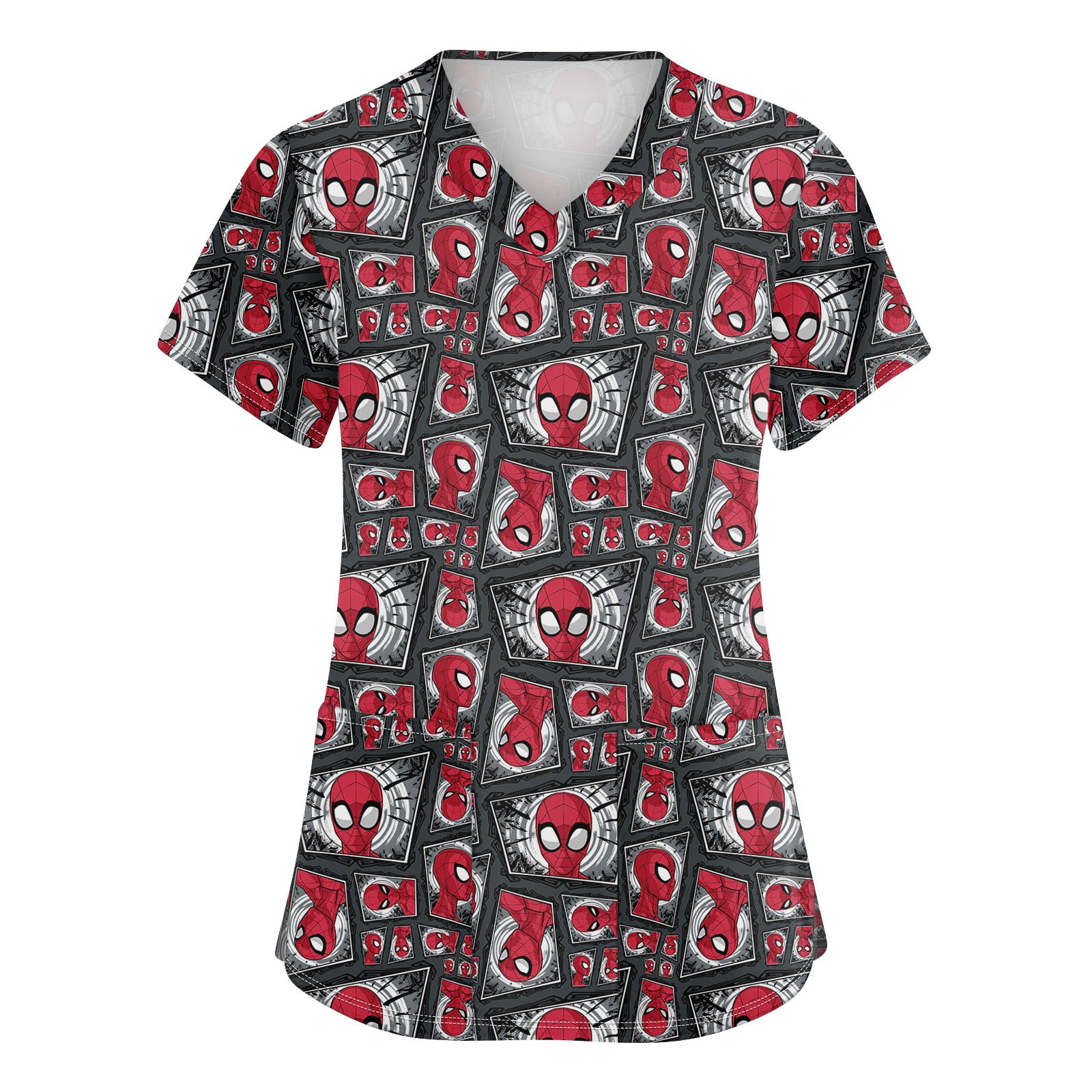 Nurses Week Gifts 2025 Scrubs for Women Plus Size Stretch Scrub Tops ...