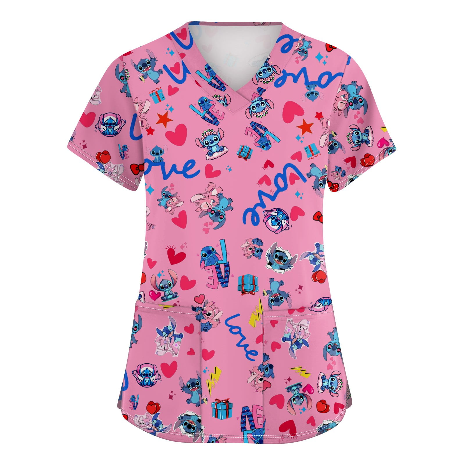 Nurses Week Gifts 2025 Scrubs for Women Plus Size Stretch Scrub Tops ...