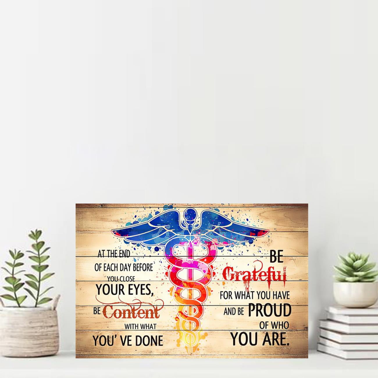 Nursing Assistant Be Crateful And Proud Poster Nurse Poster Nursing ...