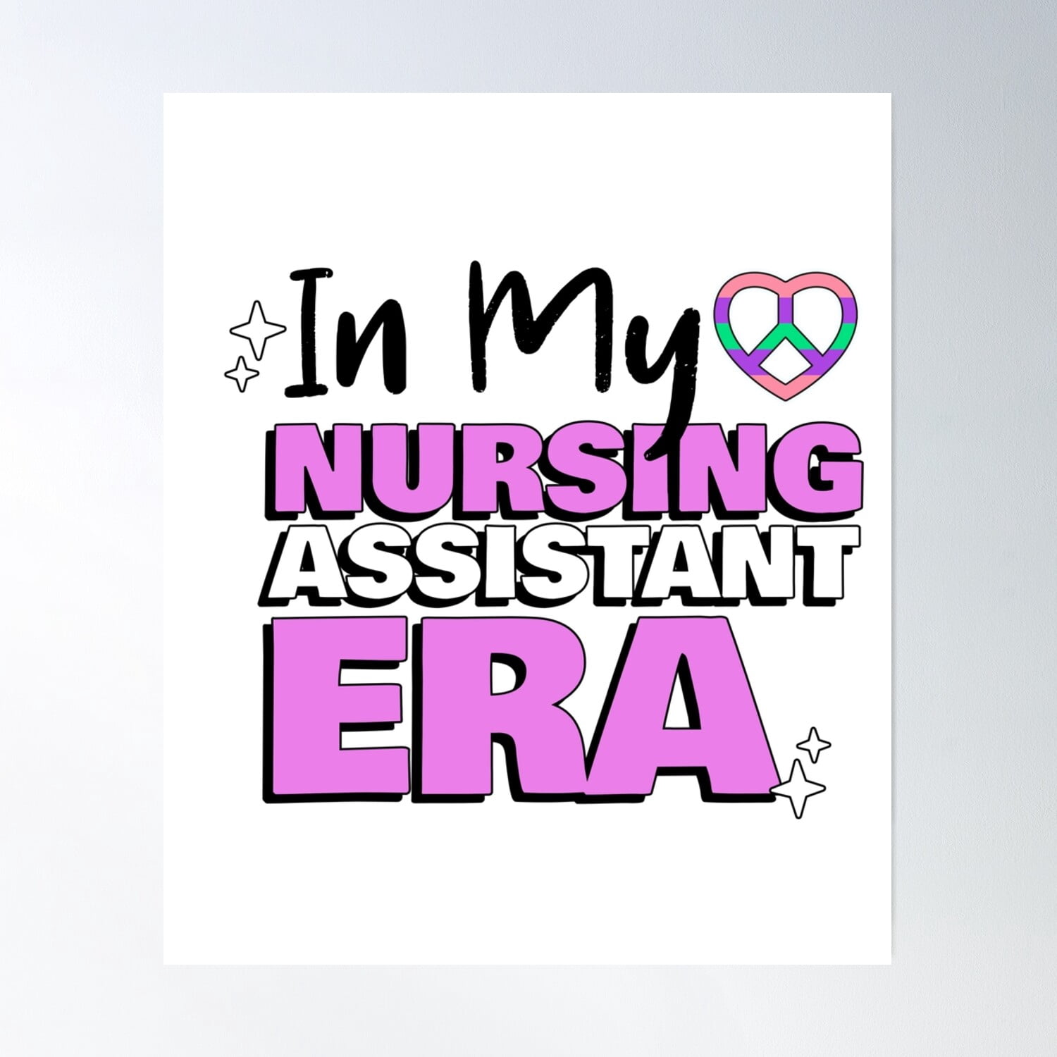 Nursing Assistant (Era) Poster Wall Art, Modern Wall Decor, 24x36 ...