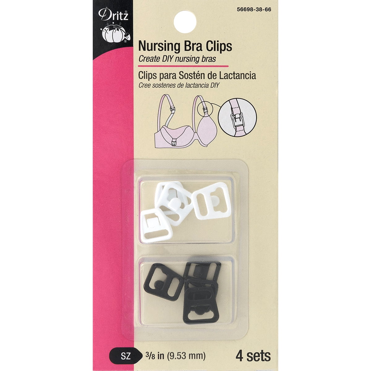 Nursing Bra Clips, For 3/8 Wide Straps - Walmart.com