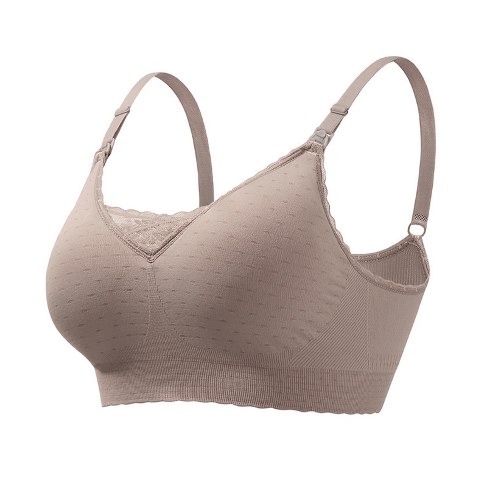 Nursing Bra Wireless Deep V Neck Maternity Nursing Bra Bralette ...