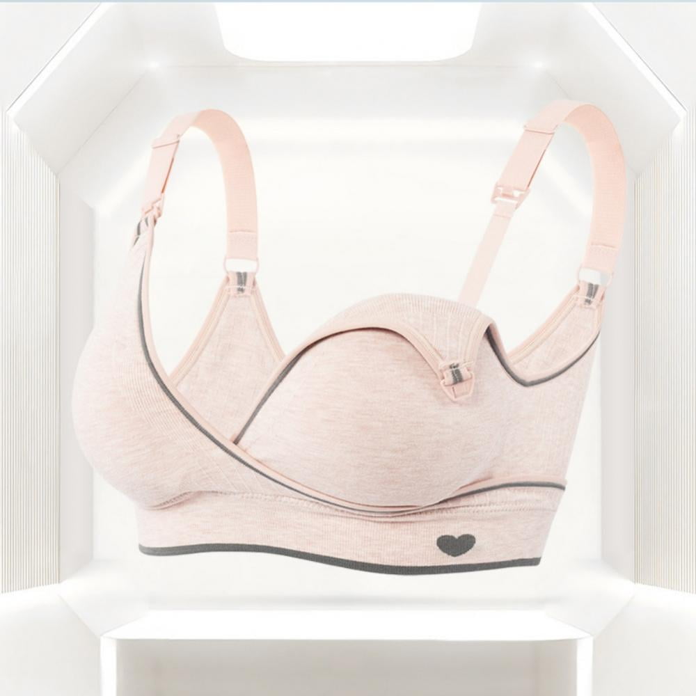 Nursing Bra Wireless Deep V Neck Maternity Nursing Bra Bralette ...