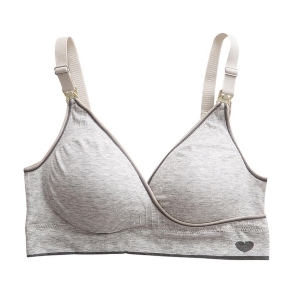 Nursing Bra for Breastfeeding Maternity Bras Push Up Seamless Pregnancy ...