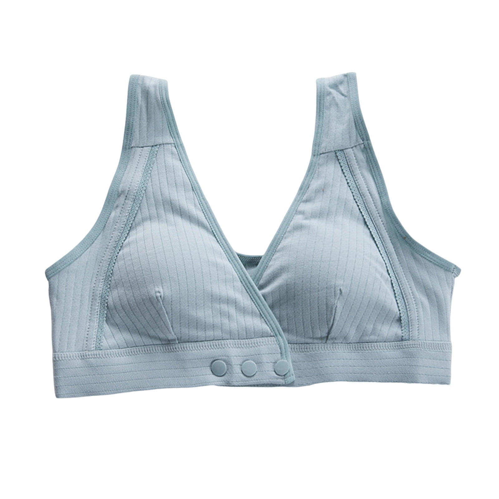 Nursing Bras Cotton Women's Bra Wireless Maternity Seamless Front ...