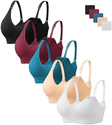 Nursing Bras for Breastfeeding Women Maternity Bras Seamless Wireless ...