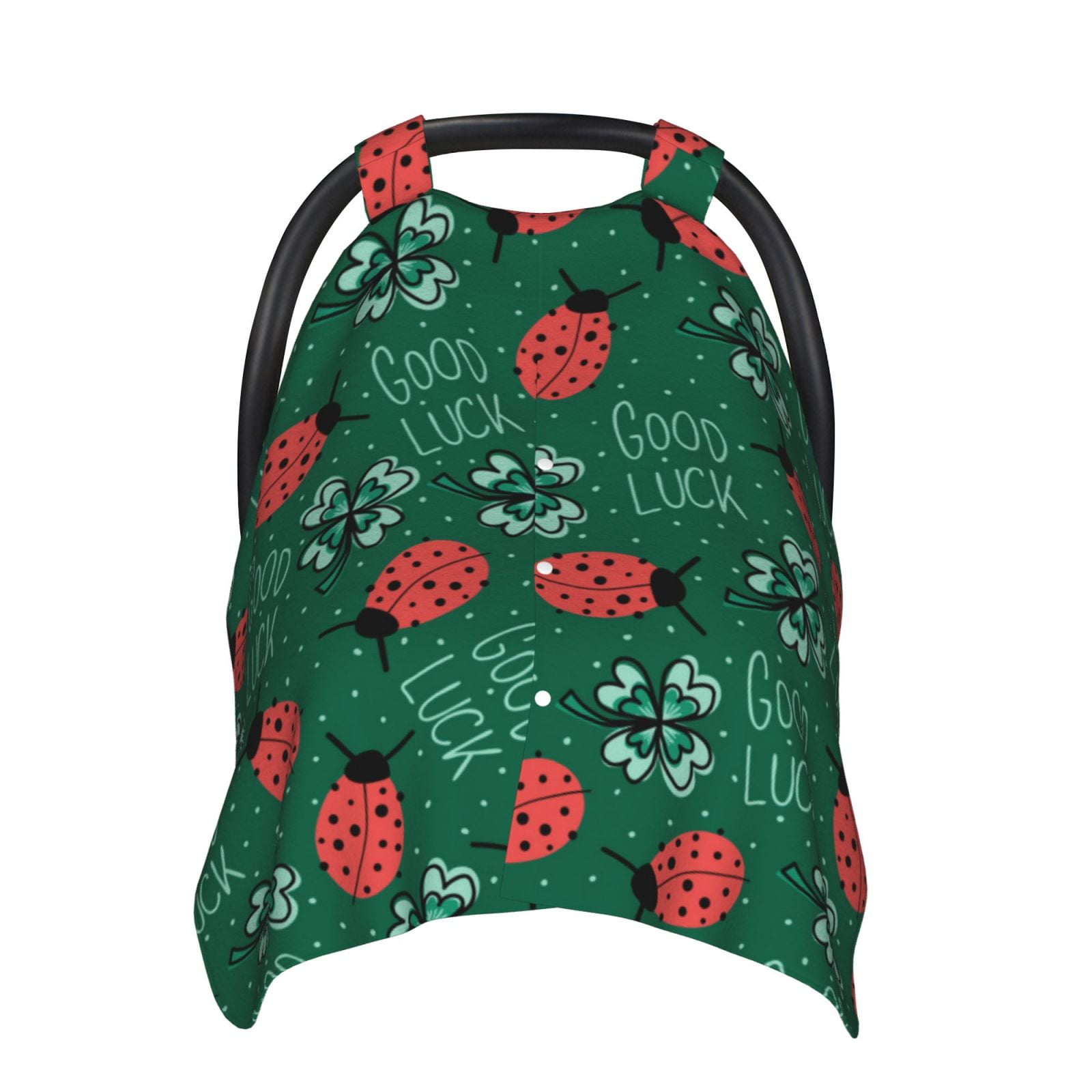 Nursing Cover for Breastfeeding Good Luck Ladybug Soft Infant Car Seat ...