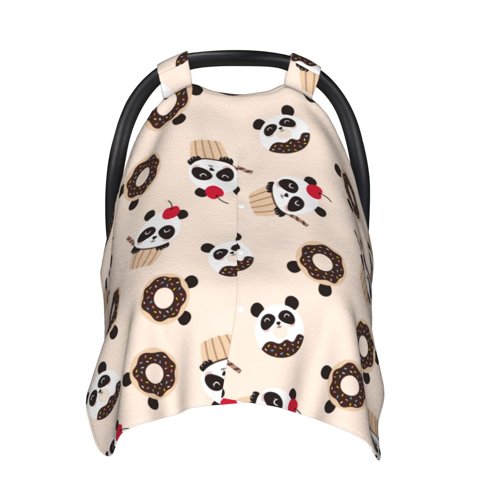 Nursing Cover for Breastfeeding Panda Ice Creams Donuts Soft Infant Car ...