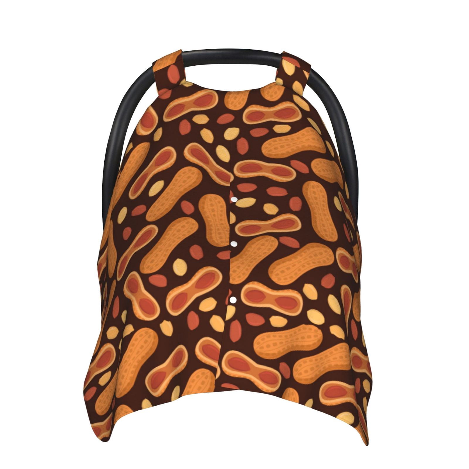 Nursing Cover for Breastfeeding Peanuts2 Soft Infant Car Seat Cover ...