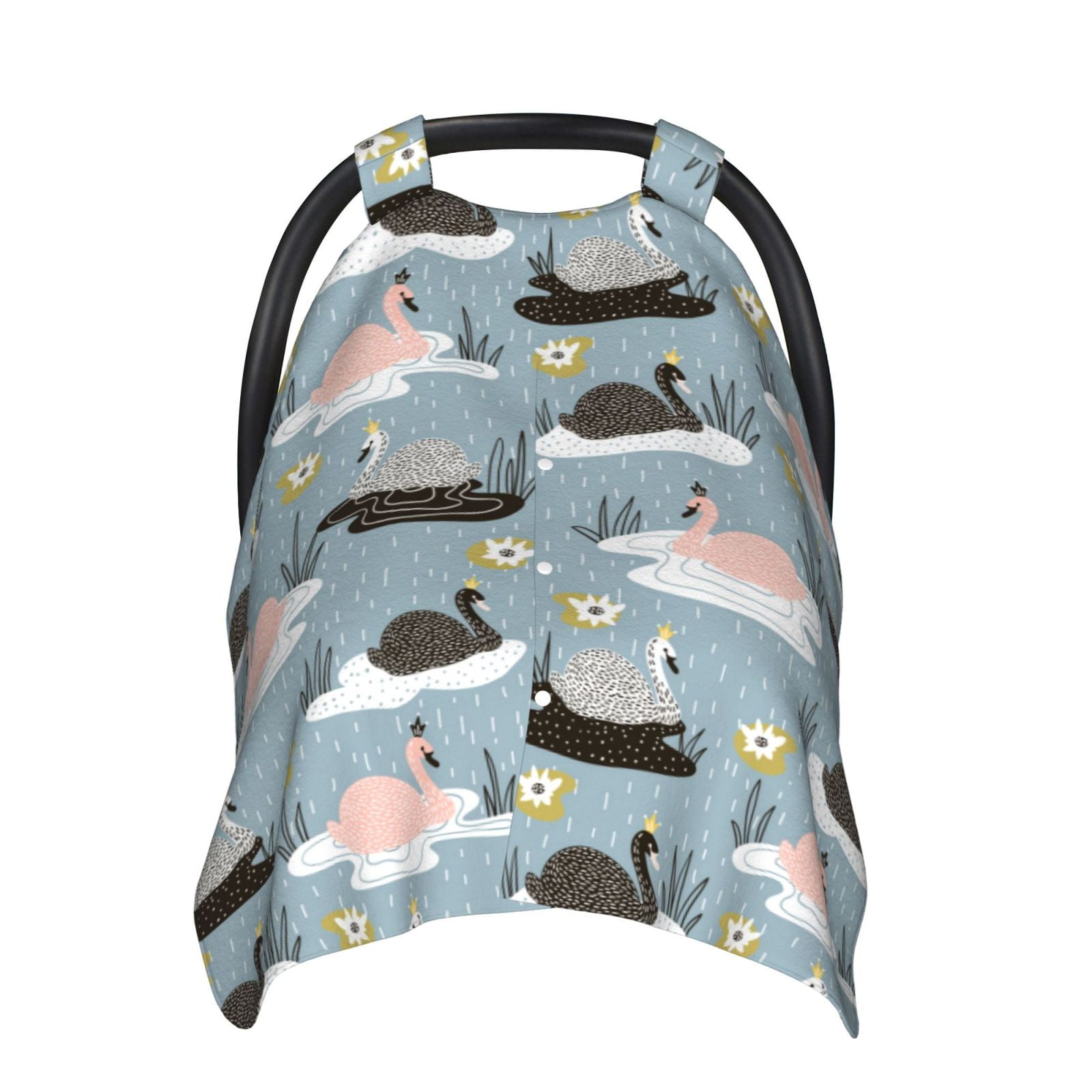 Nursing Cover for Breastfeeding Swan Princess On Lake Soft Infant Car ...